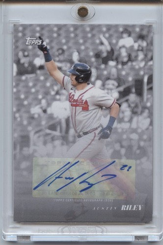 2022 Topps Black & White - Autographs #75A Austin Riley (AU) for sale ...