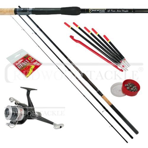 Starter Float Fishing Outfit Set Kit Beginners 12ft Rod/Reel/Hooks ...