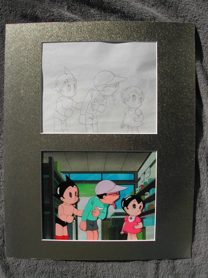 ORIGINAL ASTRO BOY ANIMATION PRODUCTION CEL WITH DRAWING | eBay