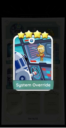 System Override 4⭐⭐⭐⭐ Sticker 👉 STAR WARS ALBUM | eBay