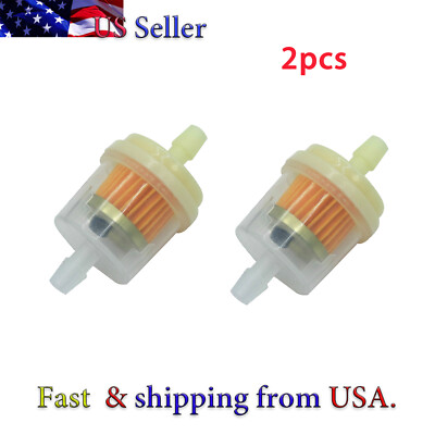 2pcs Gas Fuel Filter For Yamaha ATVs | eBay