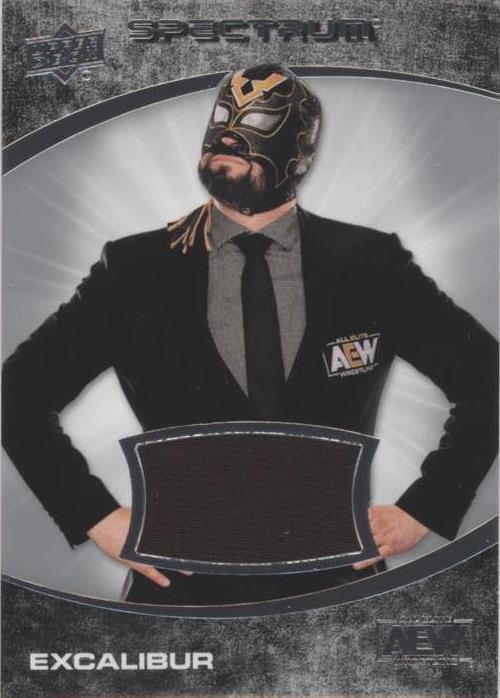 2021 Upper Deck AEW Spectrum - Excalibur #31 Memorabilia (MEM, RC) for ...