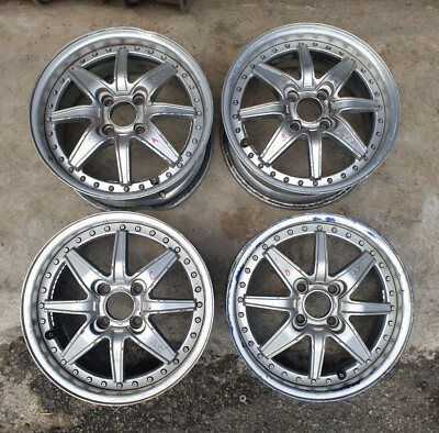 JDM 15" SSR MK3 MK3S MKiii rims wheels for civic crx eg6 dc2 ef8 ef9 ...