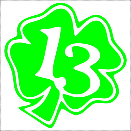 Lucky 13 Clipart