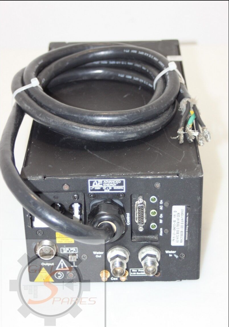 3155038-005B ADVANCED ENERGY RFG 3000 2.75KW HF GEN, R-27-034212-00 W ...