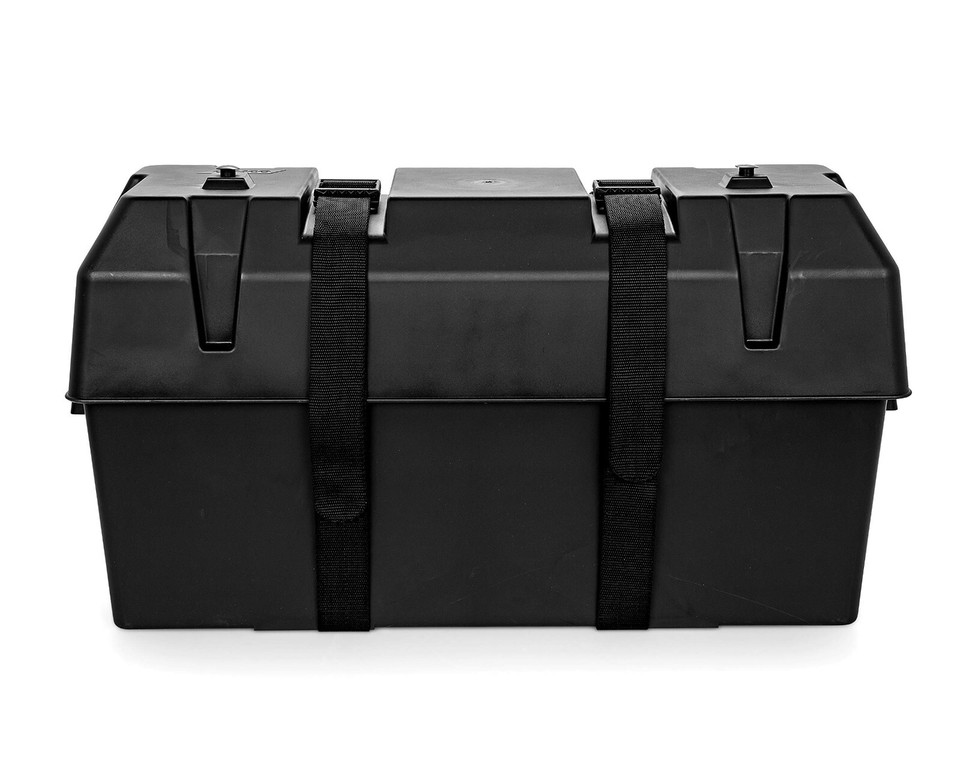 Camco Double Battery Box | Safely Stores RV, Automotive, and Marine ...