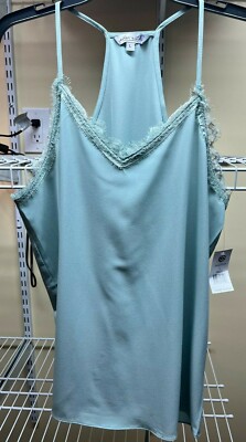 Eden Ruth Heather Blue Surf Light Green Tank Top Camisole Womens New ...