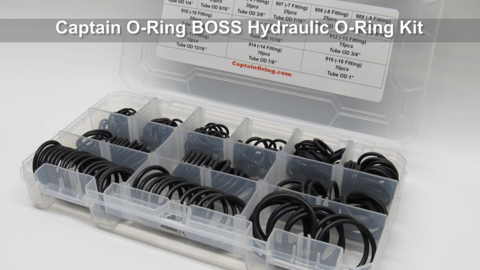 255pc BOSS Hydraulic BN70 O-Ring Kit (CAT, Case, Hitachi, Komatsu ...