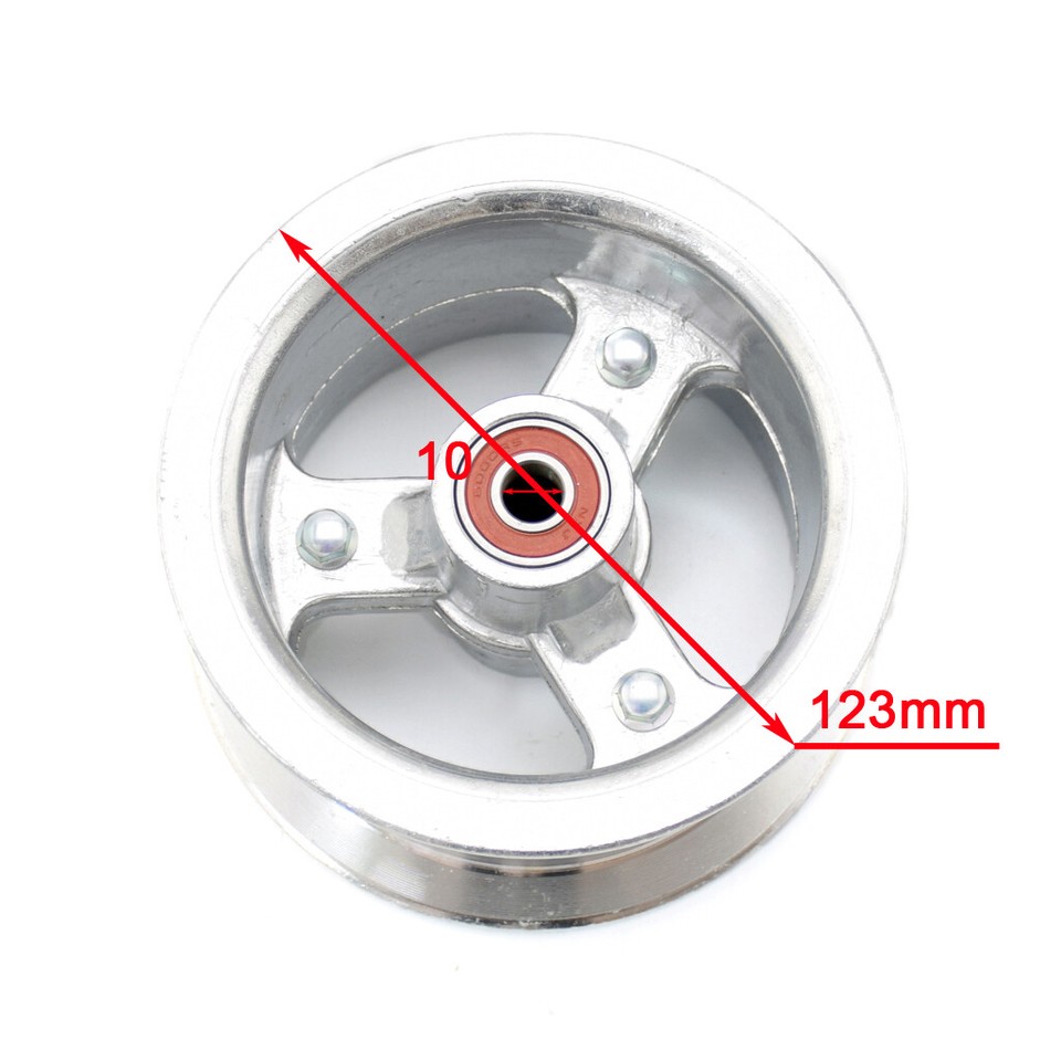 Aluminium 4inch Rear Wheel Rim Scooter Wheel Hubs 3.00-4 3.50-4 4.10-4 ...