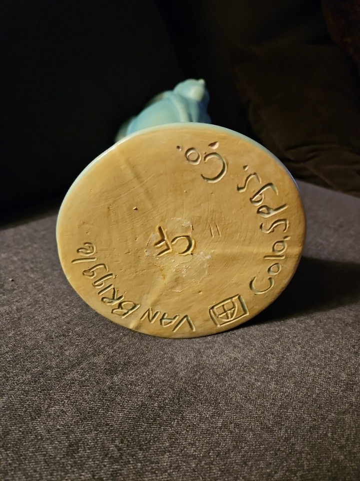 Van Briggle Pottery/Vase, 3 Different Indian Faces/ Rare, Beautiful ...