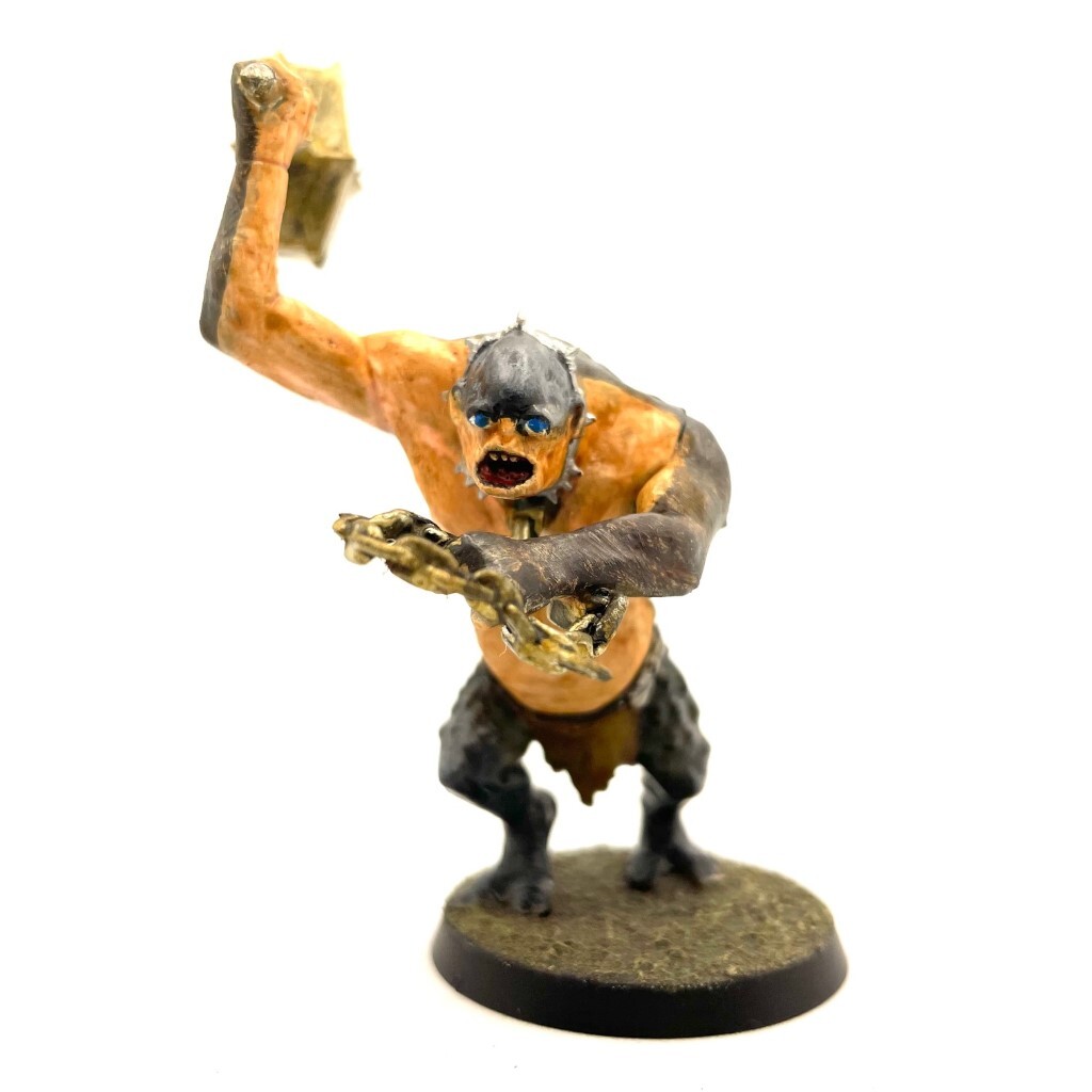 Cave Troll 1 Painted Miniature Mines of Moria Ogre Giant Middle-Earth ...