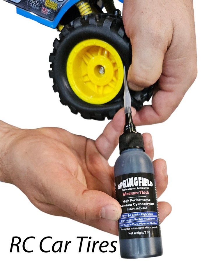 2oz Premium High Performance Rubberized CA Glue for RC Car Tires, Model ...