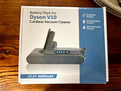 Battery 25.2v 6000mah "Compatible with" Dyson V10,sv12,v10 Absolute,v1 ...