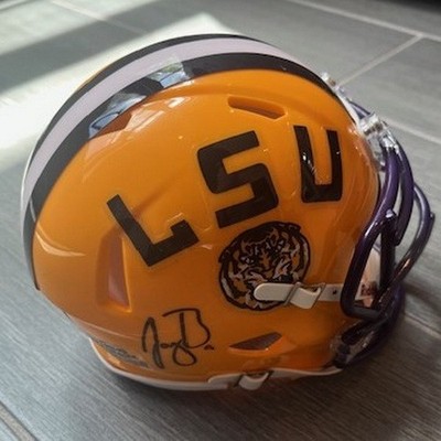 Joe Burrow LSU Tigers Signed Riddell Speed Mini Helmet Fanatics | eBay