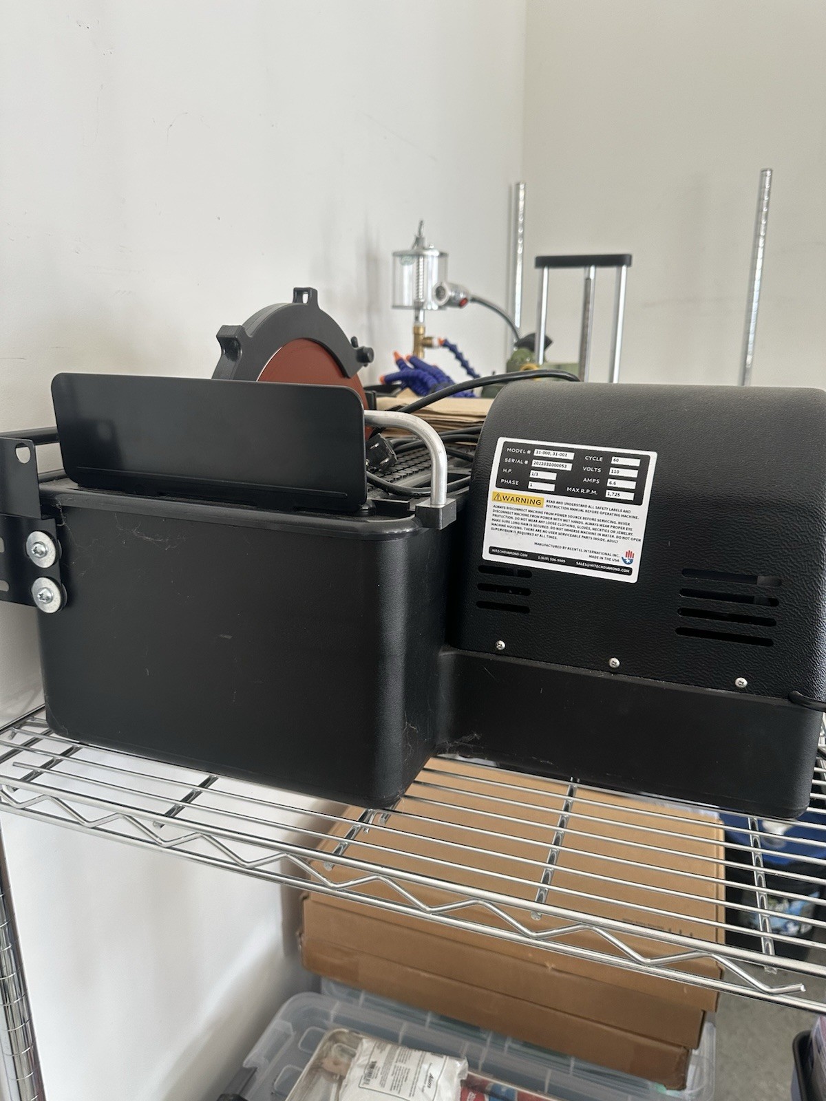 Hi-Tech Diamond 10" Slab Saw | Lapidary Saw Machine | Includes one ...