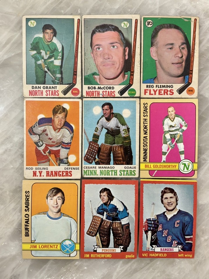 HUGE VINTAGE HOCKEY LOT (140) different original o pee chee topps SEE ...