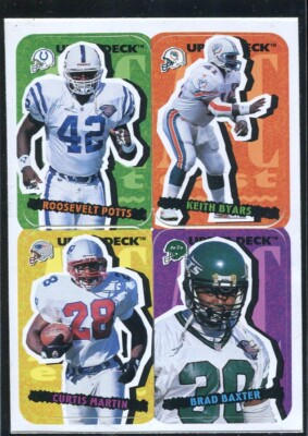 1995 Upper Deck Football Standout Players #65 AFC East Checklist | eBay