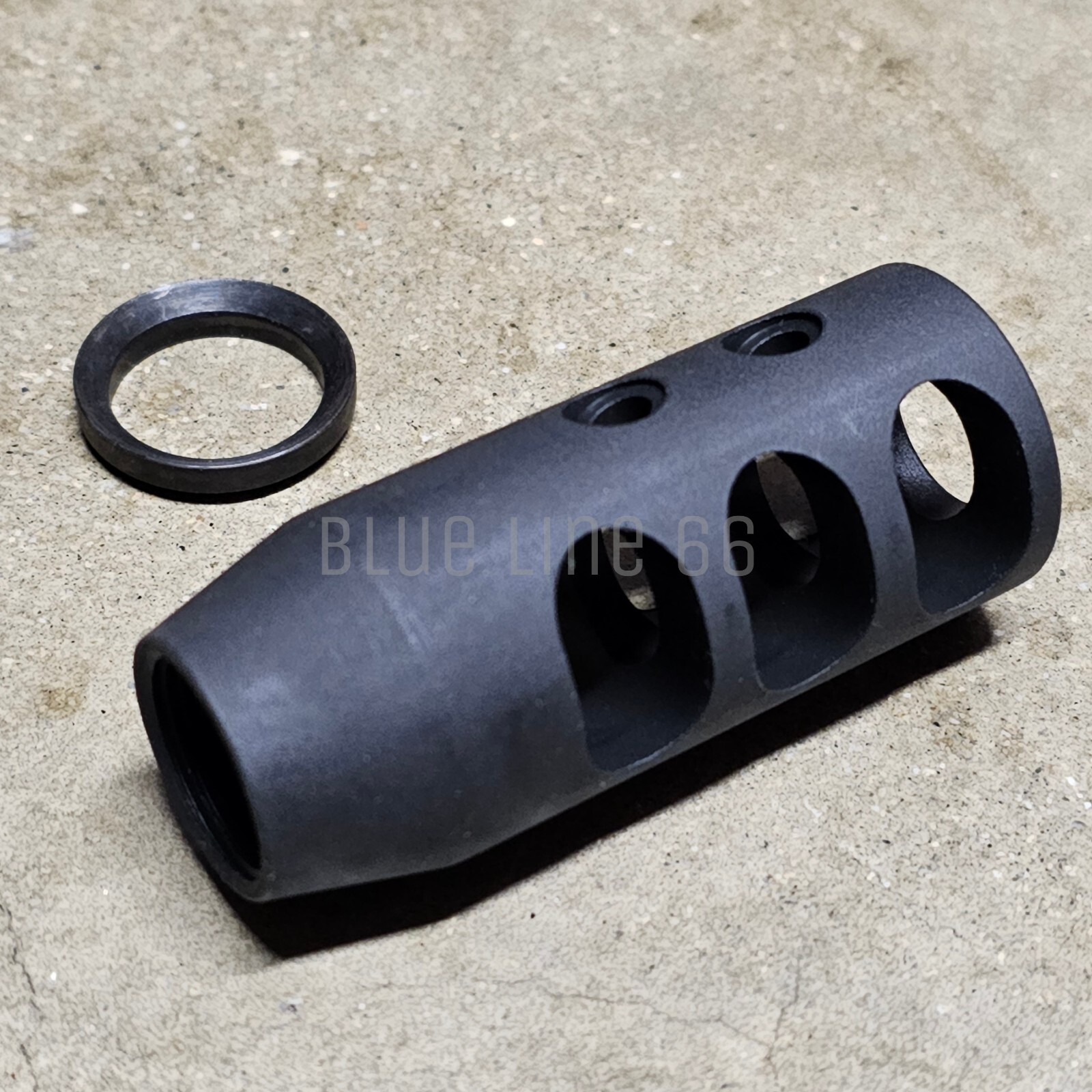 .300 Blackout Muzzle Brake Compensator 5/8-24 TPI Black Nitride 300 AAC ...