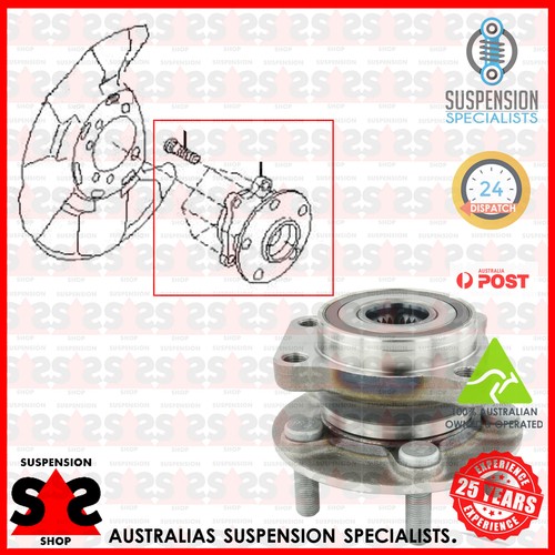 Front Axle Wheel Hub Suit SUBARU Legacy V (Bm) 2.5 i AWD (BMM) LEGACY V ...