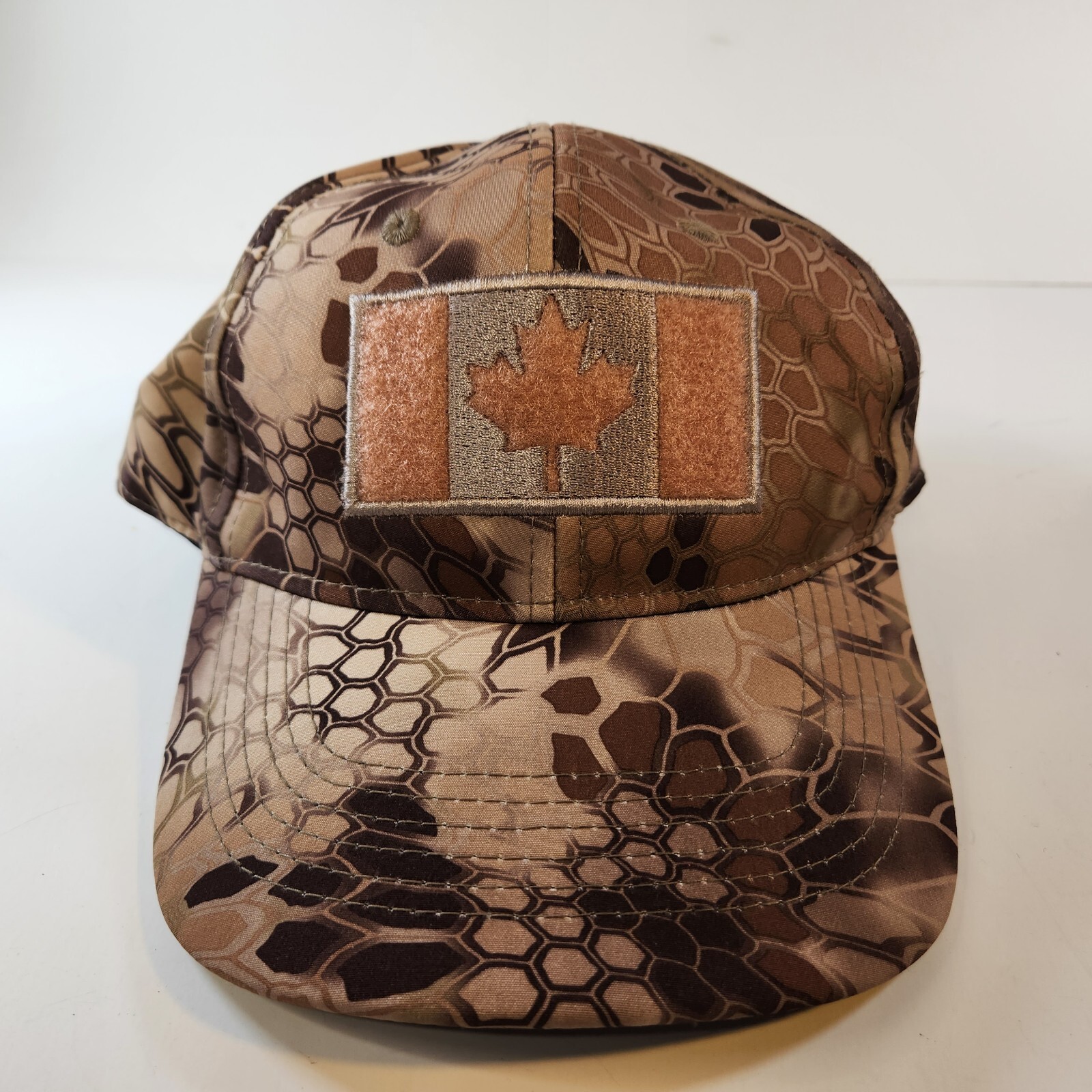 Kryptek Highlander Outdoor Camo Hat with Canadian Fla… - Gem