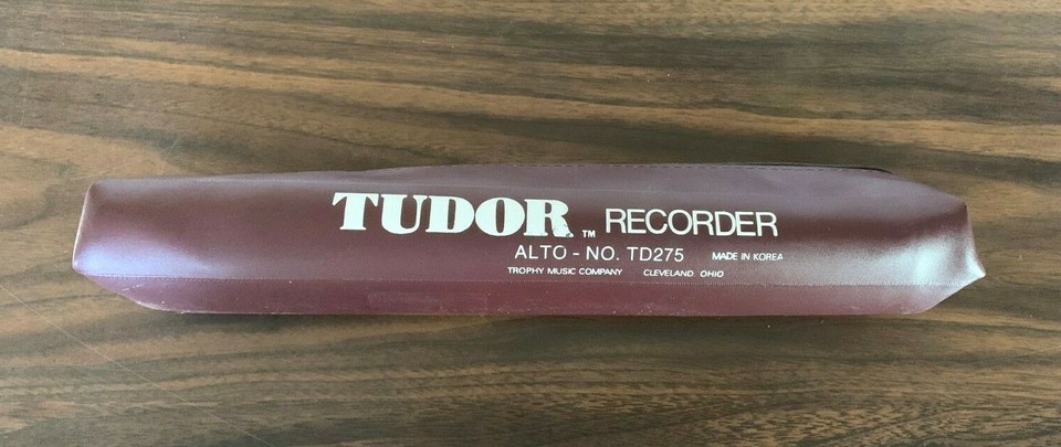 RECORDER BY TUDOR WITH RECORDER OWNER'S MANUEL BAROQUE SYSTEM INCLUDED ...