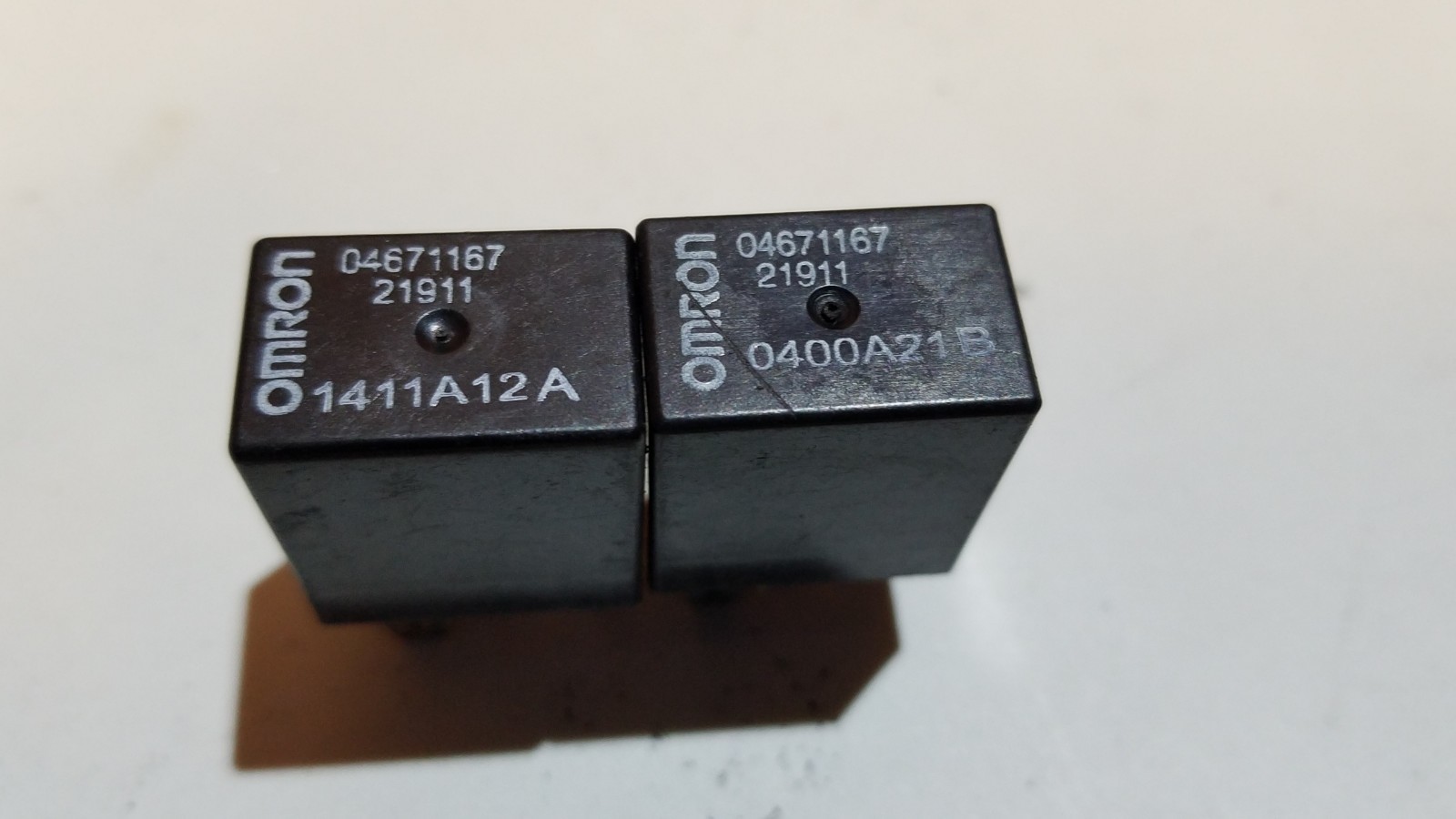 (Lot of 2) Omron 5-Pin Relay 04671167, 21911, G8H-UA-0070 Chrysler Jeep ...