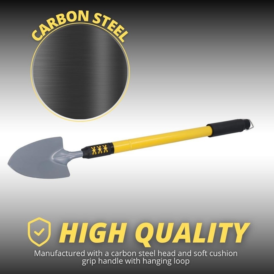 Gardening Heavy Duty Tool Set Digging Spade Fork Rake Border Edging Hoe ...