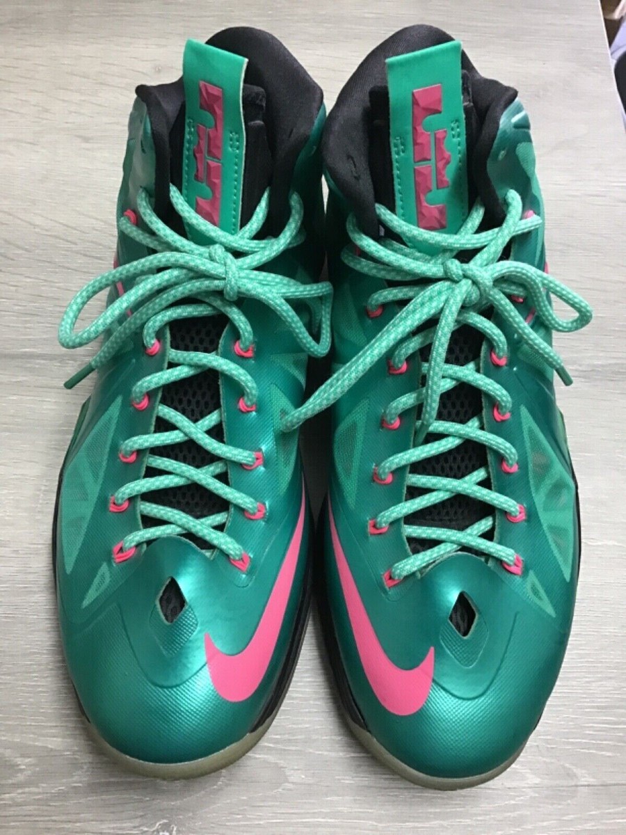 Lebron Green Diamond LeBron 11 'King's Pride' Nike 616175 700