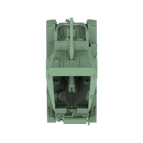 SS160737 1/160 N SCALE Railway Military Model Kit Sweden Tank Destroyer ...