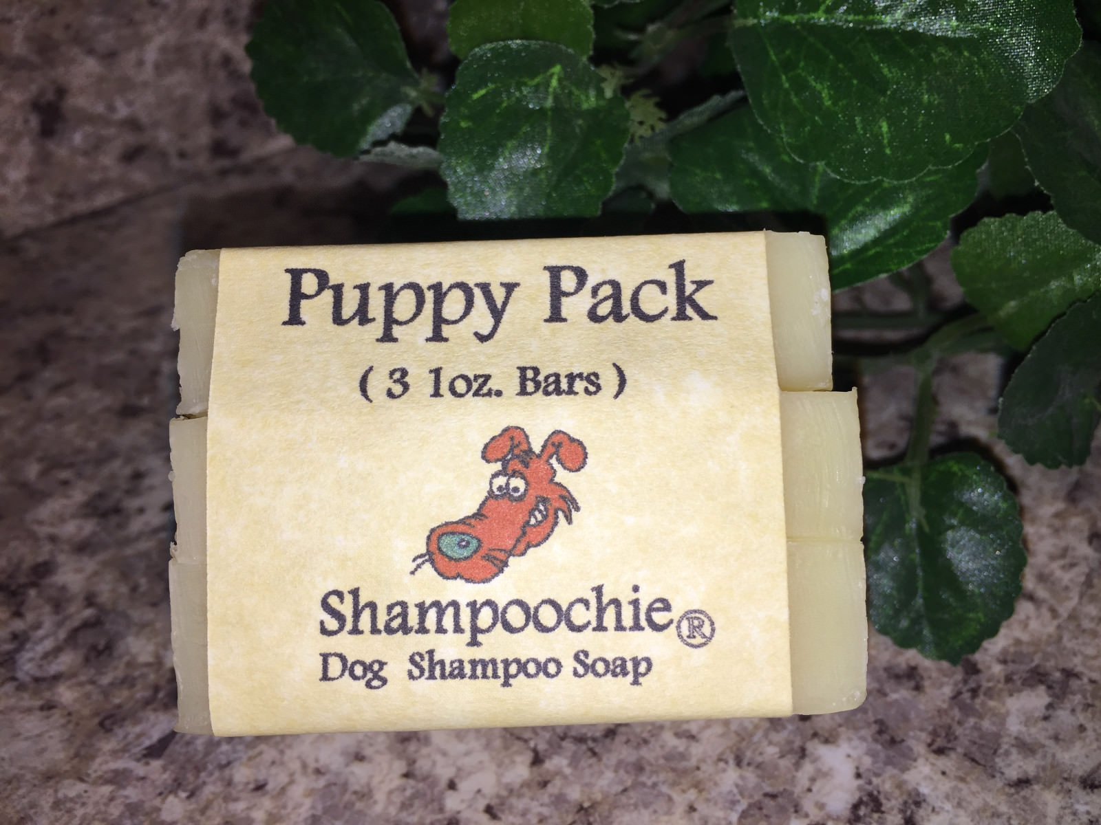 Shampoochie® All Natural Herbal Dog Cat Shampoo Soap Scented Puppy Pack ...