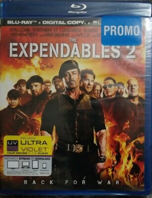 The Expendables 2 Blu-ray Digital Ultra Violet Promo Sylvester Stallone ...