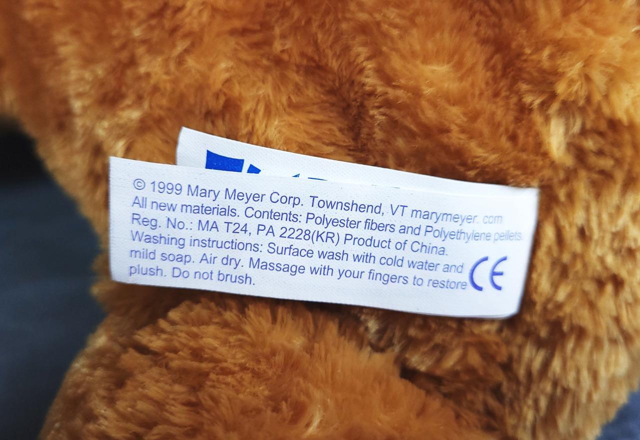 Mary Meyer '99 Flip Flops Plush Beanie Stuffed Hang Tag BERNIE BROWN ...