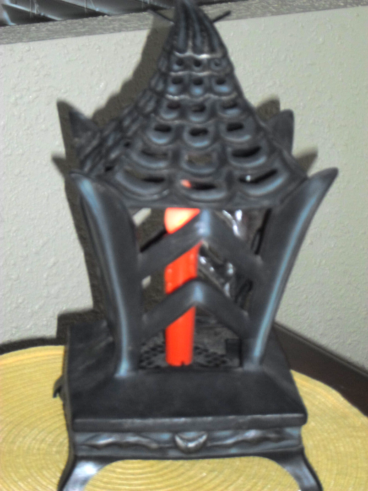 Gemmy Halloween Flickering Flame Gothic Lantern Prop | eBay