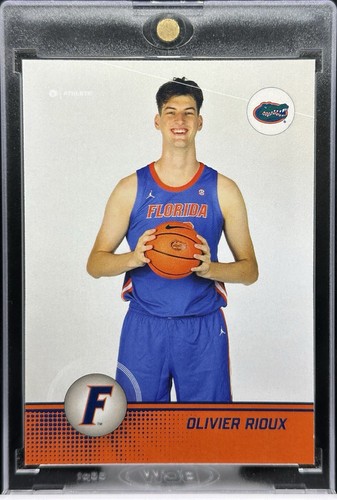 OLIVIER RIOUX Orange Parallel Rookie 2024-25 ONIT Athlete Florida ...