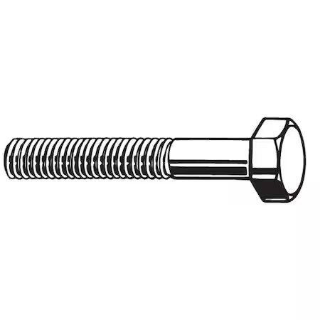 Class 8.8, M24-3.00 Hex Head Cap Screw, Hot Dipped Galvanized Steel, 80 ...