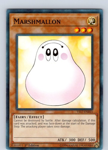 Yu-Gi-Oh TCG Marshmallon YS17-EN015 1st Edition Common Card NM | eBay