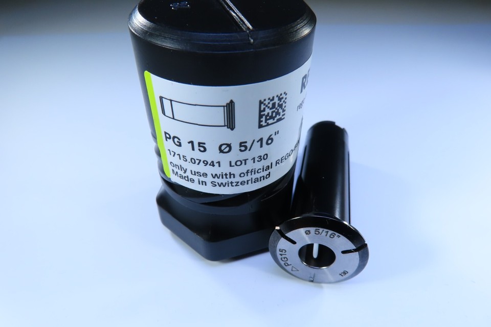 NEW REGO-FIX PG 15 COLLET 5/16" TOOL HOLDER MACHINIST LATHE MILLING CNC ...