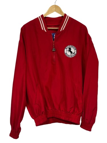 Vintage 90's Starter Billings Mustangs Baseball Quarter Zip Jacket Size ...