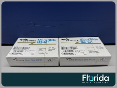 NEW LOT OF 2 SYSMEX MICRO-SLIDE MS-101, SEALED BOX OF 100 | eBay