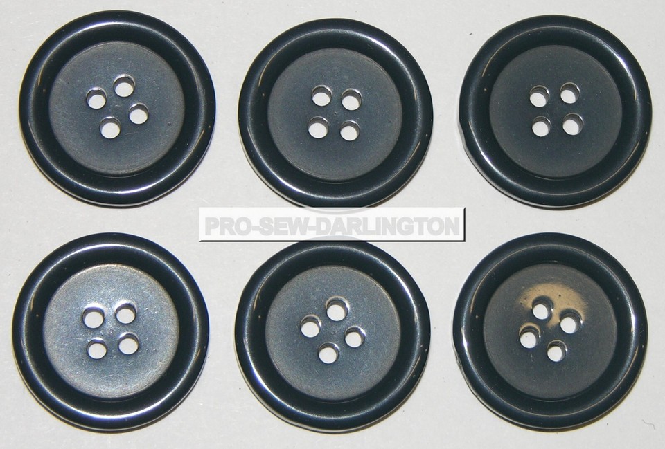 6 Round Coat Buttons ( Choice Of Size & Colour ) | eBay UK