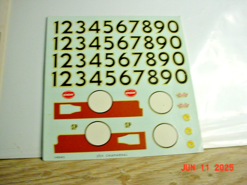 Vintage Chaparral 2c Decals 1/24 26618 Cox DC29 | eBay