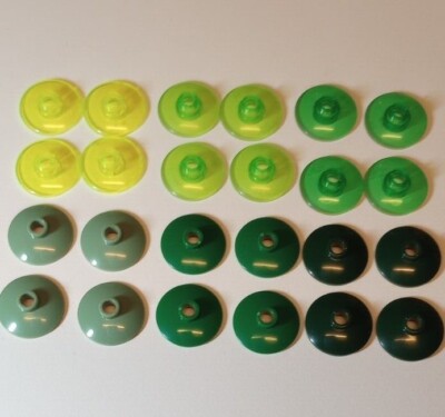 New 2x2 Green Radar Dish 25pcs #4740 — Pick Your Color — Custom ...