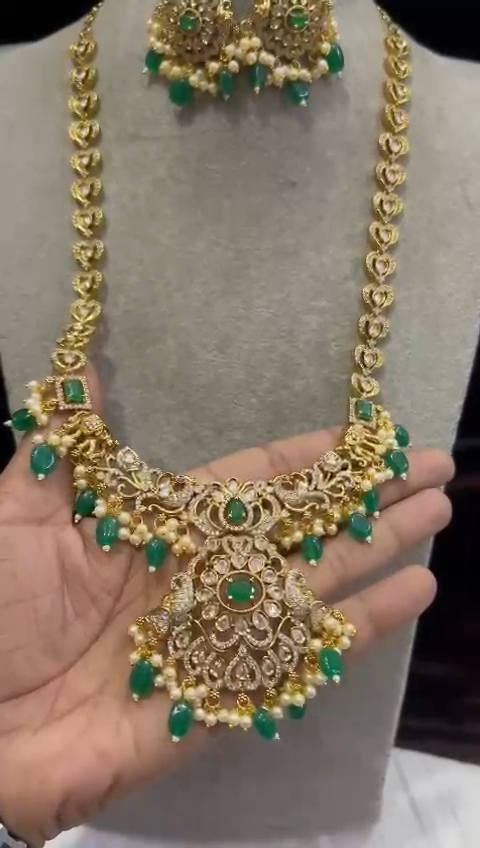 Indian Bollywood Gold Plated Kundan Choker Bridal Necklace Earrings ...