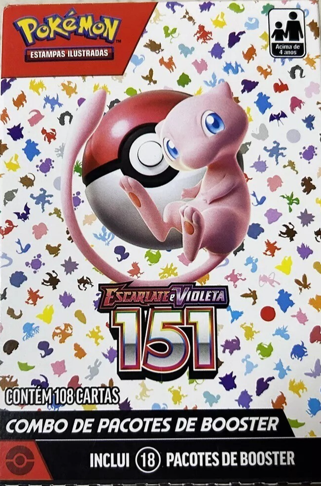 Pokemon Scarlet & Violet 151 Mew Booster Box TCG Brazilian Game NIB | eBay