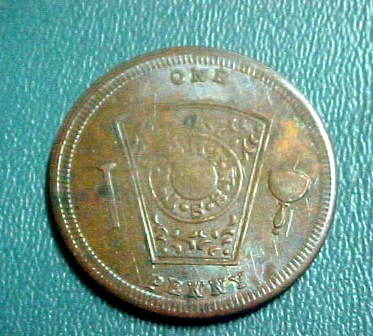 Lot of 4 Masons Challange Coins~Tokens w/ Druid One Penny -Maryland ...