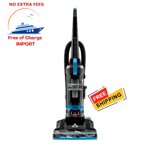 NEW! BISSELL PowerForce Helix Bagless Upright Vacuum 3313, Blue, Free ...