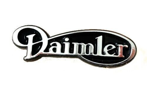 Early Daimler Car/Truck Front Hood Ornament Badge Emblem Brass Enamel ...