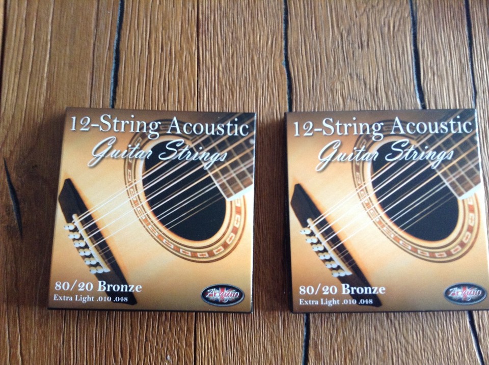 12 String Roundback Guitar Gear4music BUILT IN TUNER, ELECTRIC, 2 SETS ...