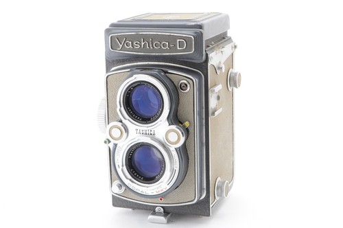 [As-is] Yashica-D TLR Film Camera Yashikor 80mm F3.5 Lens w/case From ...