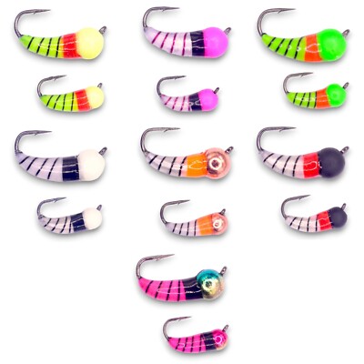 Tungsten Skud Panfish Ice Fishing Jigs for Crappie, Bluegill Perch | eBay